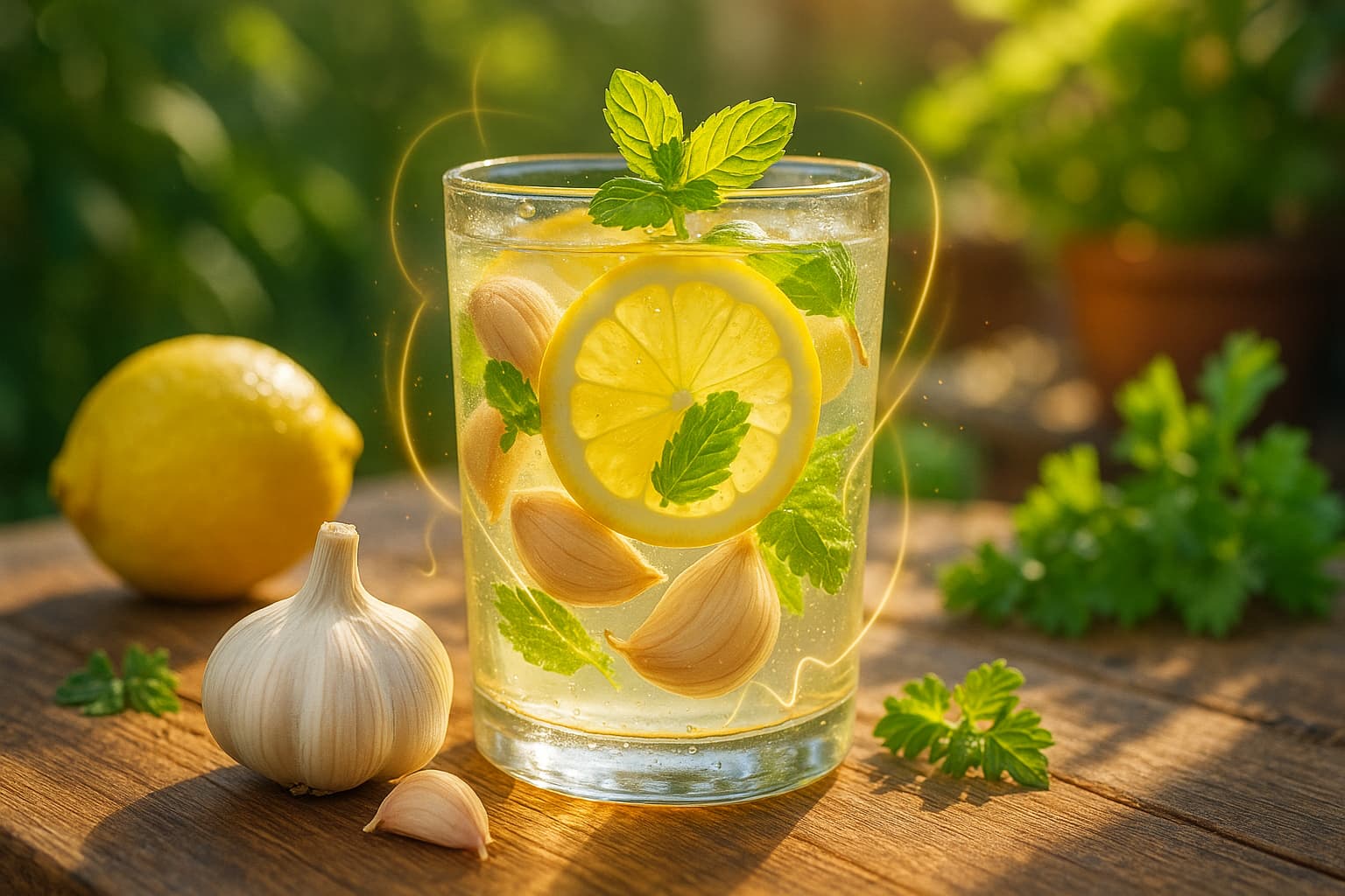 Garlic with Lemon for Lowering Cholesterol Enhancing Heart Health