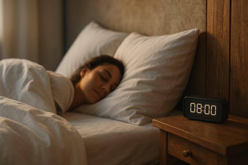 Sleep Straight 8 Hours for Deep Rest and Fresh Mornings