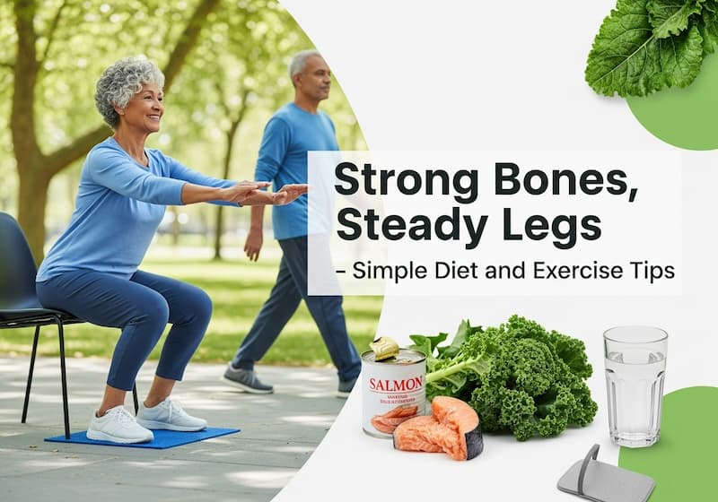 Remedies for seniors to strengthen bones and legs