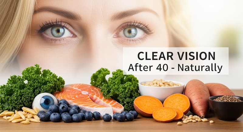Natural Remedies and Superfoods to Prevent Blurry Vision After 40