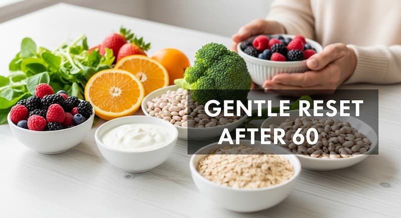 Gentle Body Reset After 60 with 7 Simple Foods for Better Health